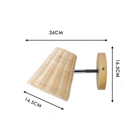 Rotan Wandlamp In Boheemse Stijl • Verlichting Trends