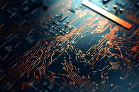 Premium Photo Circuitry Texture Background With Electrical Components