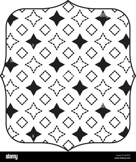 Isolated Pattern Frame Design Stock Vector Image And Art Alamy