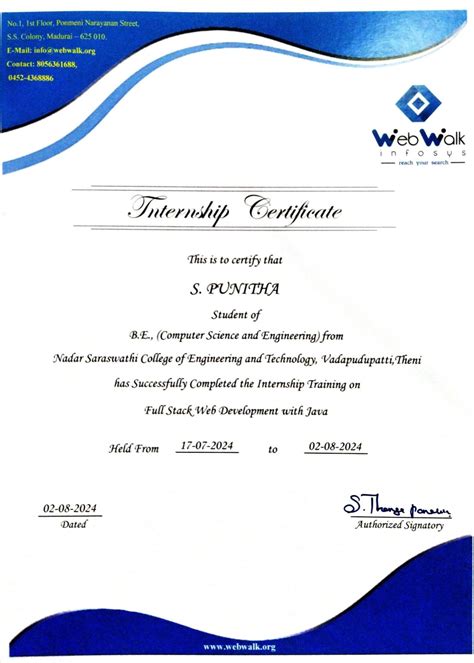 Punitha Selvakumar On Linkedin Jsp Jdbc Fullstackdevelopment Internshipcompleted