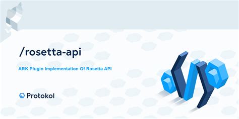 Github Protokolrosetta Api Reference Implementation Of The Rosetta