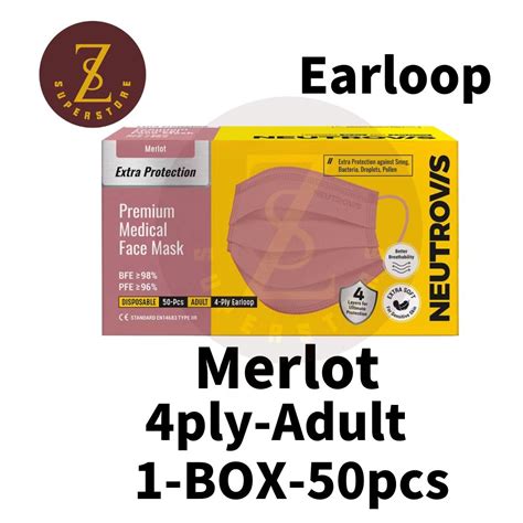 Neutrovis Medical Mask Full Range Lazada