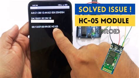 Solved Issue No HC Bluetooth Module Detected By Android App YouTube
