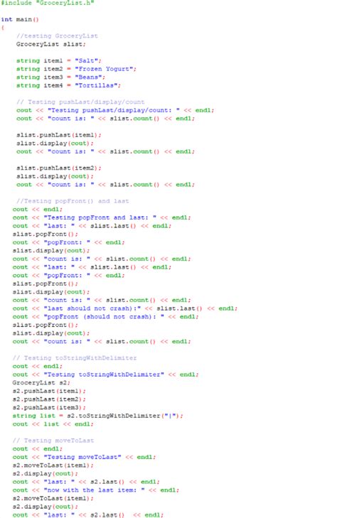Solved Code Is In C Below The Problem Is The Driver Cpp Chegg