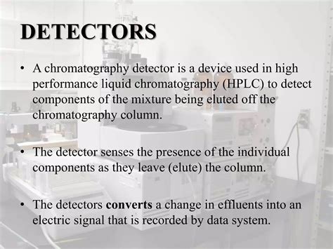 Detectors Used In HPLC PPTX