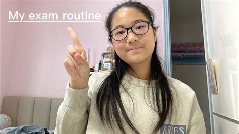 My Exam Routine Youtube
