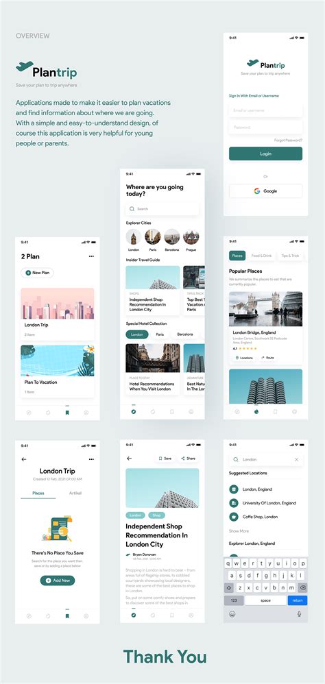 Plantrip Travel Guide App On Behance