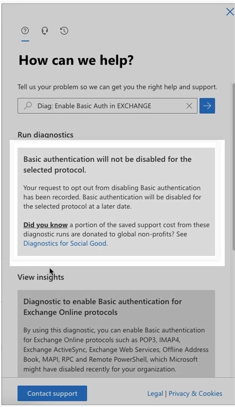 Enable Basic Authentication For Microsoft 365 When Migrating Emails