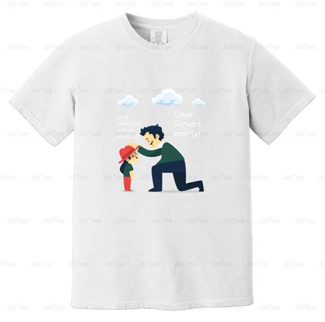 dad what are clouds made of linux servers funny tech geek it humor