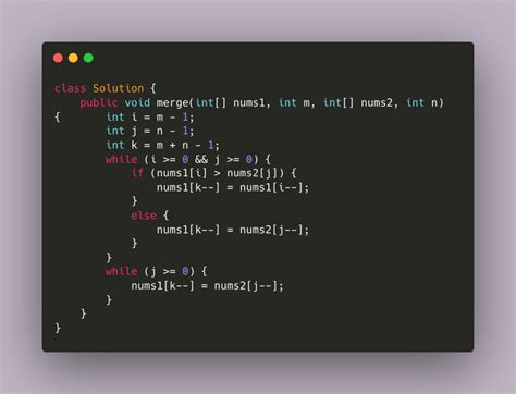 Leetcode 88 Merge Sorted Array Dev Community