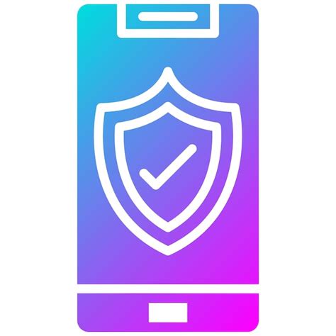 premium vector secure device vector illustration style