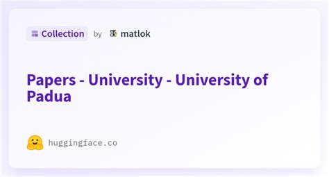 University Padua A Matlok Collection