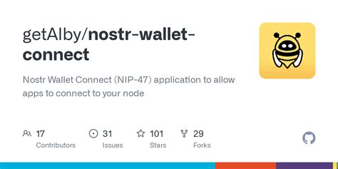Github Getalbynostr Wallet Connect Nostr Wallet Connect Nip 47 Application To Allow Apps
