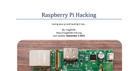 Free E Book Raspberry Pi Hacking