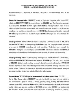 CELF 5 Ages 9 21 By SLP Reports TPT