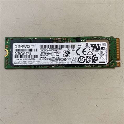 Yahoo!オークション - Samsung M.2 SSD MZ-VLB256B MZVLB256HBHQ 256GB...