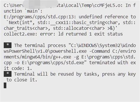 C Why Doesn T VS Code Cpptools GCC Problem Matcher Match Against Linker Errors And How Can