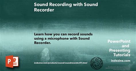 Sound Recording With Sound Recorder