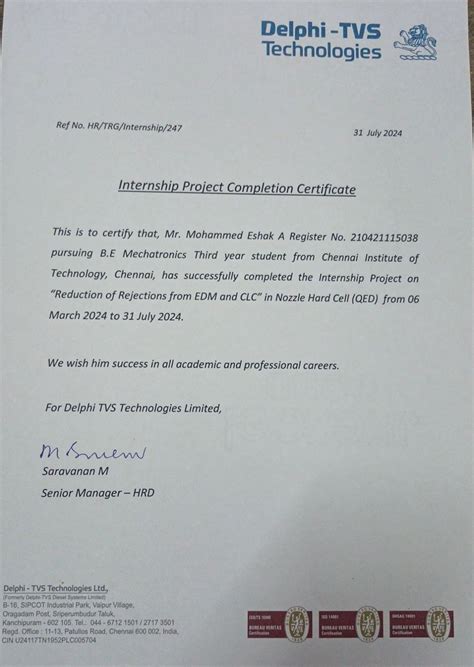 A Mohammed Eshak On Linkedin Delphitvs Internship Learning Growth Projectmanagement