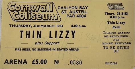 Lot 252 Thin Lizzy Signed Memorabilia