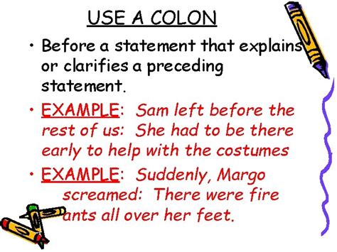 RULES OF THUMB FOR SEMICOLON AND COLON USE