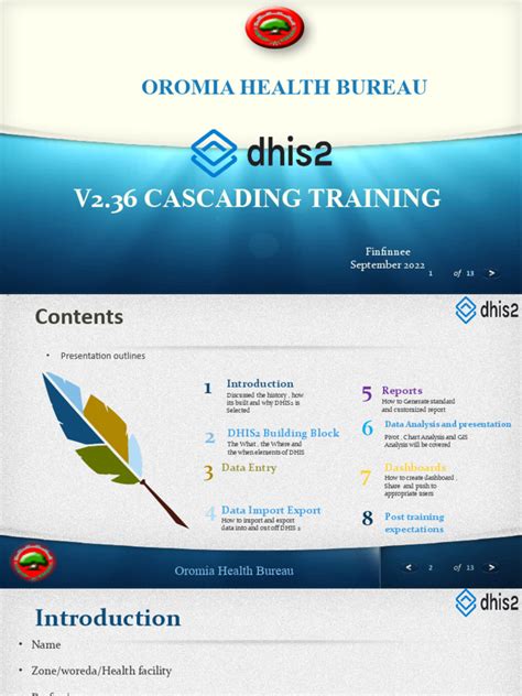 Dhis2 36 Cascading Training Powerpoint September 2022 Final Pdf Salmonella Computer Science