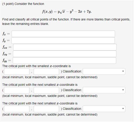 Solved Consider The Function Fxyysqrtx