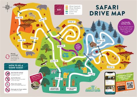 Knowsley Safari Map 2024 2007