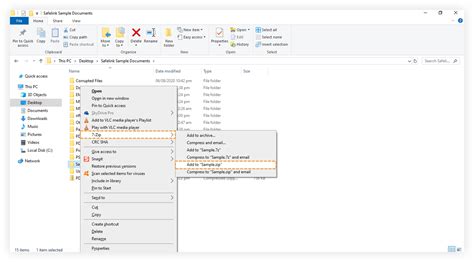 how to compress a folder using 7 zip utility