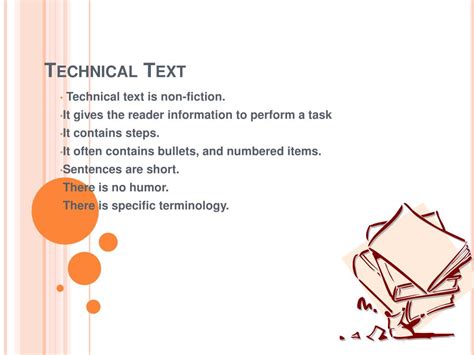 ppt the four types of text powerpoint presentation free download