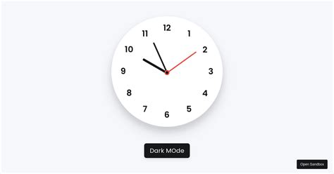 Clock Codesandbox
