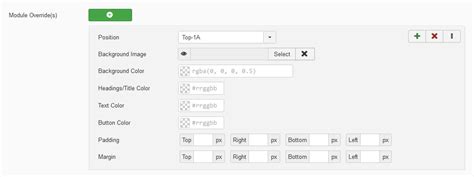 Module Style Overrides