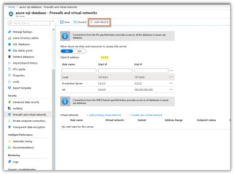 How To Configure Firewall In Azure Sql Server Arasu Rrk