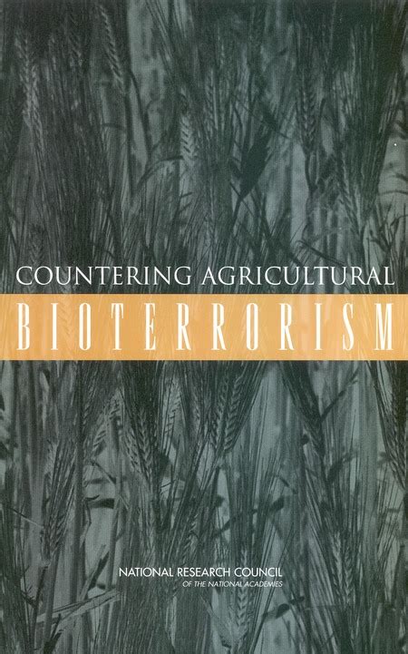 Countering Agricultural Bioterrorism The National Academies Press