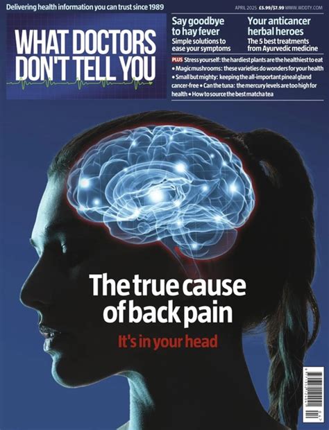 What Doctors Dont Tell You Uk April 2025 Itsebooks