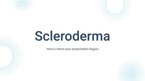 Scleroderma Presentation