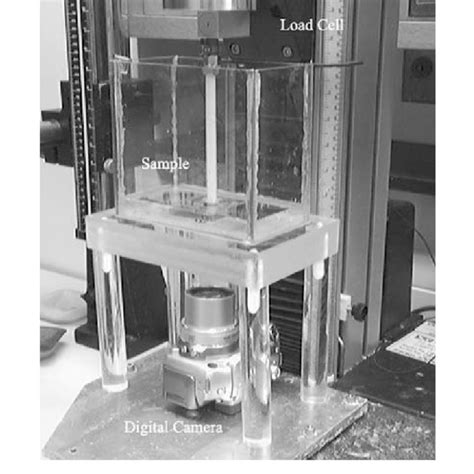 Unconfined Compression Testing Configuration Consisting Of Optically