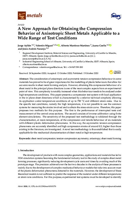 Pdf A New Approach For Obtaining The Compression Behavior Of