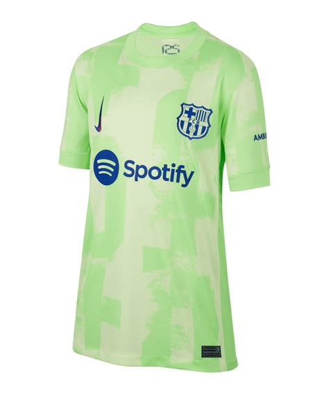 Nike Fc Barcelona Maillot 3ème 20242025 Enfants Vert F702 Supporters