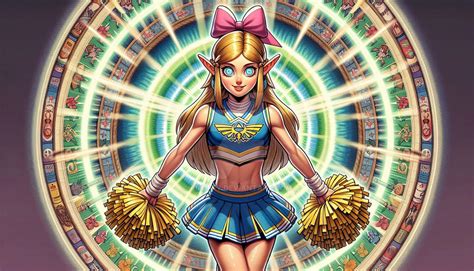 Hypnotized Zelda As A Cheerleader 10 By Ailuffy On Deviantart