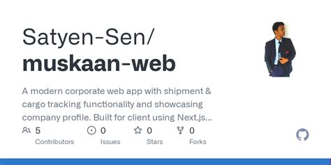 Github Satyen Senmuskaan Web A Modern Corporate Web App With