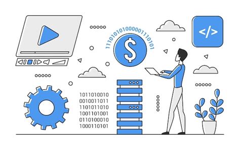 Premium Vector Server Support Maintenance System Administration And Hardware Equipment Vector
