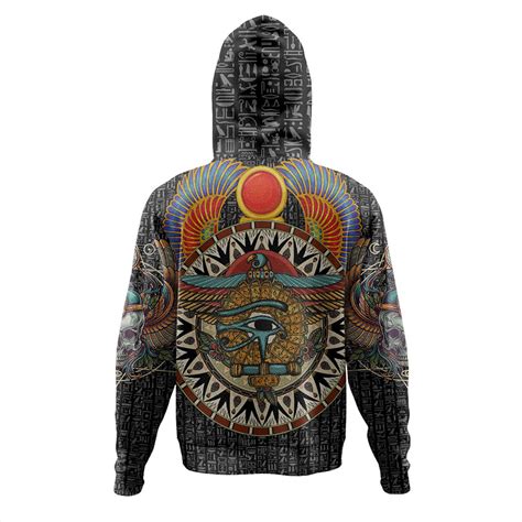 Egyptian Hoodie Acient Skull Symbols