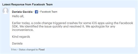 Facebook แกปญหา SDK ททำใหแอพบน iOS แครช เหตการณไมไดเกดเปนครงแรก techfeedthai