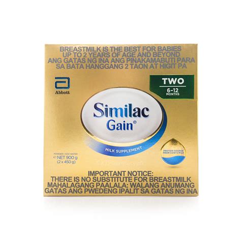 All Similac Gain® Two 6 12 Months 900g