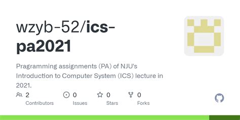 GitHub Wzyb Ics Pa Pragramming Assignments PA Of NJU S Introduction To Computer