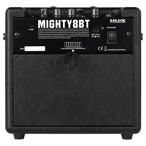 Amplificador Para Guitarra Electrica Nux Mighty 8bt Combo Musicales Doris