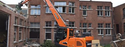 Develon Dx 140rdm 7 Sloopkraan Beleeft Zijn Debuut Bij Afbraakwerken