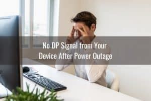 No DisplayPort Signal From Your Device Error Ready To DIY