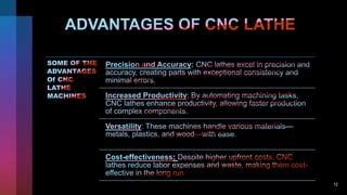 Presentation On CNC Machines And Lathes Pptx